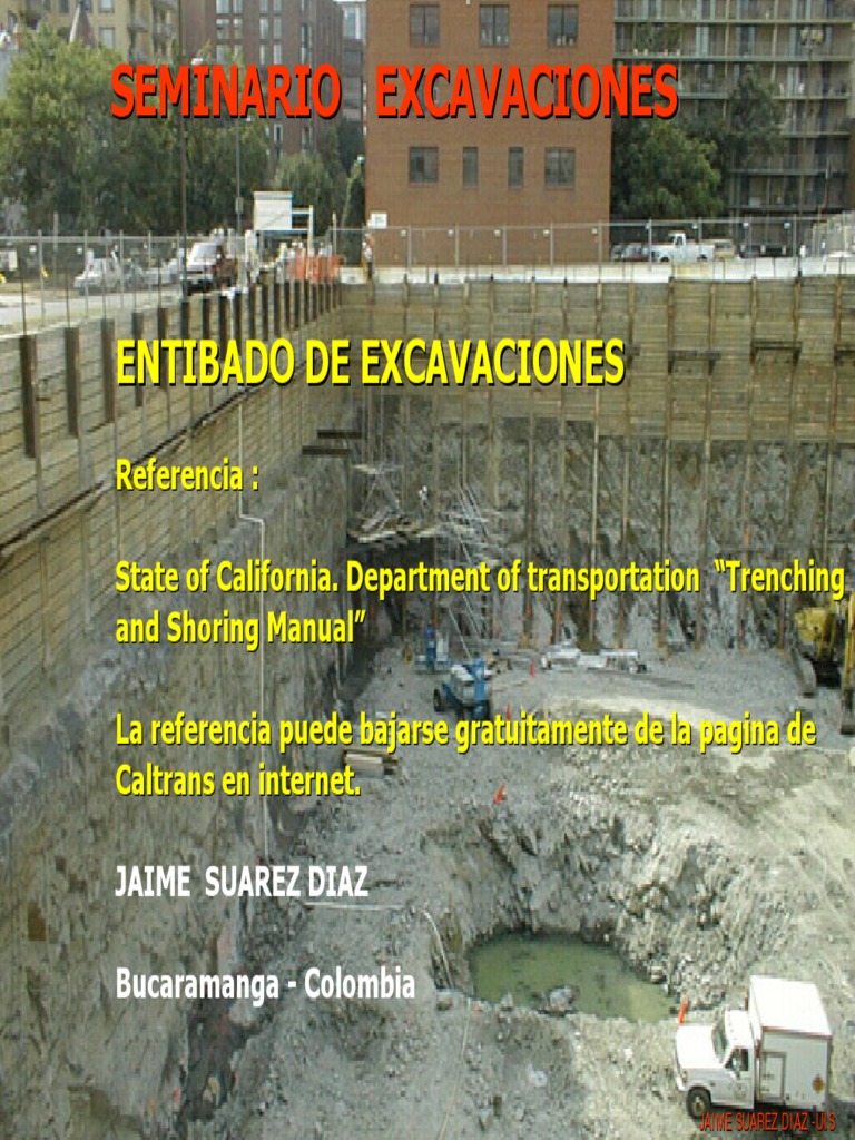1385 16 Entibado de Excavaciones | PDF | Excavación (Arqueología ...