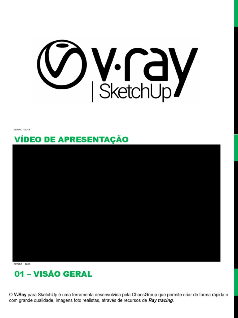 Vray 3 - 4 - Sketchup - Interface - Difuse (Cor) | PDF | Reflexão ...
