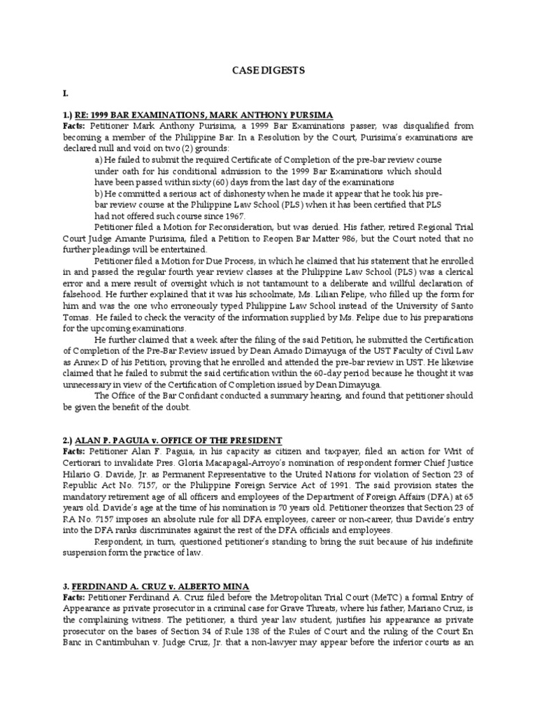 Case Digests | PDF | Probation | Lawyer