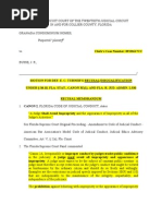 Sample Pro Se Motion To Recuse Judge For Cause | Judicial ...