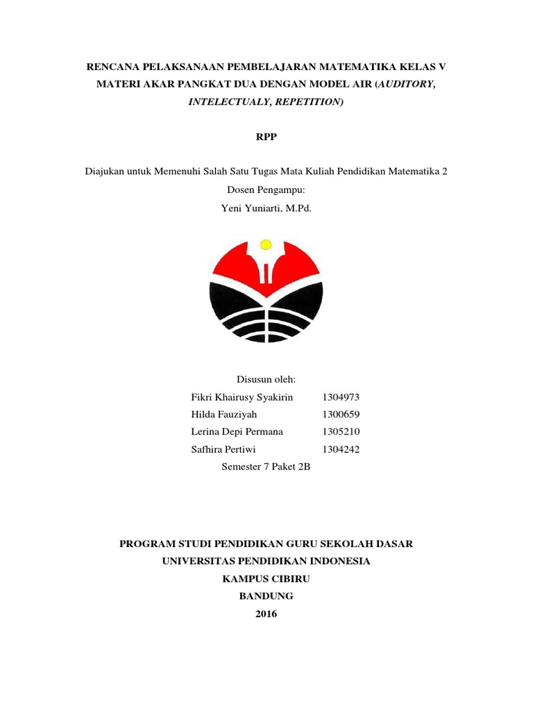 RPP Matematika | PDF