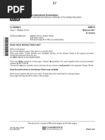 Economics Past Paper Questions 9708/12 | PDF