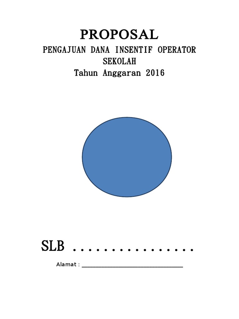 Contoh Proposal Pengajuan Insentif OPS | PDF | Bisnis | Pengelolaan Keuangan & Uang