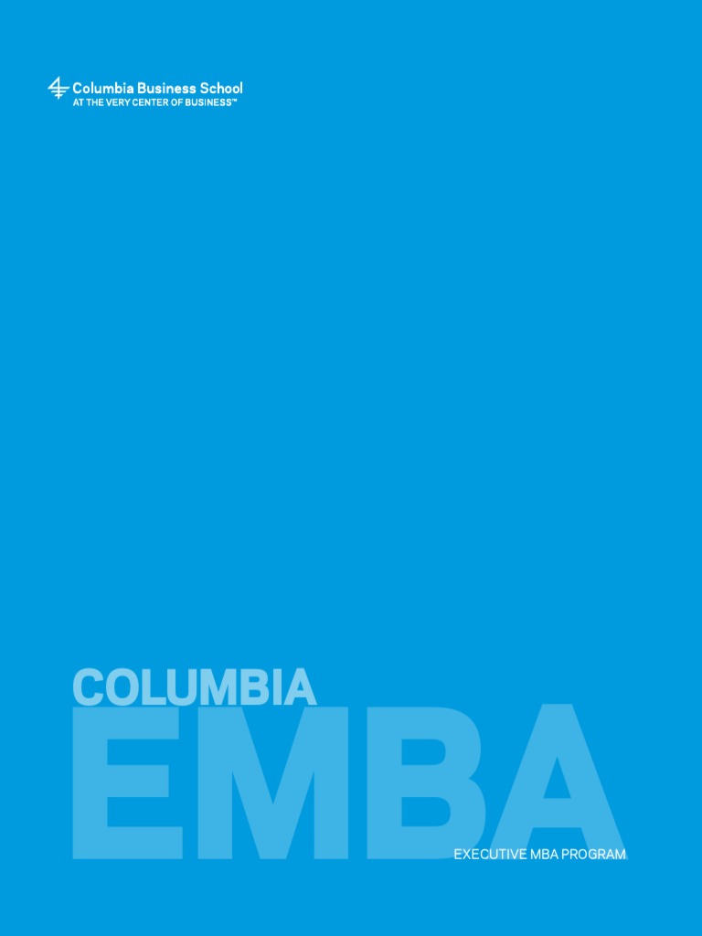 EMBA Digital Brochure 2017 | PDF | Master Of Business Administration ...
