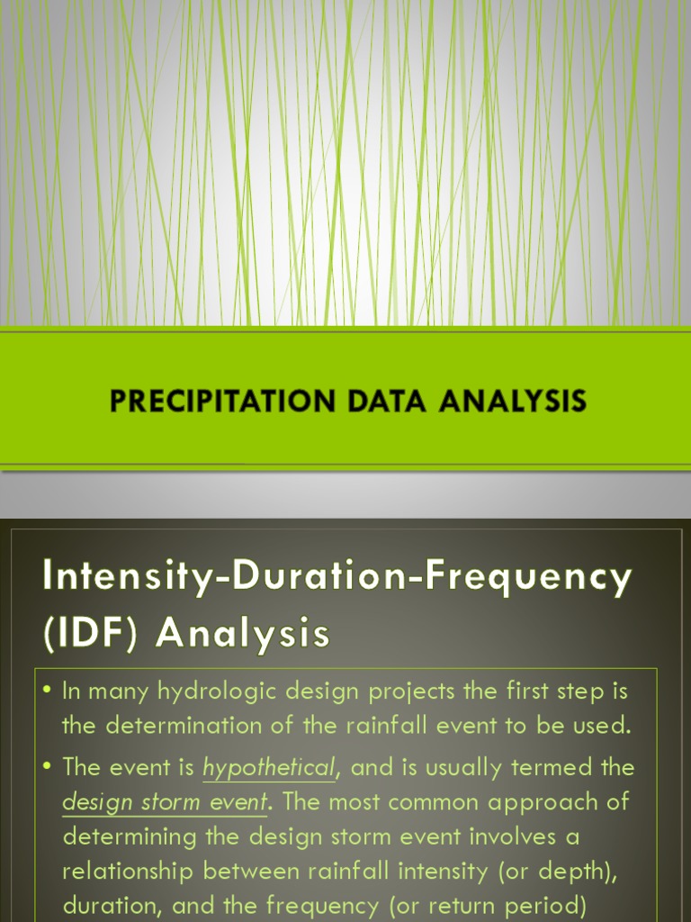 Group 6 Precipitation Data Analysis | PDF | Rain | Precipitation