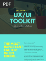 UX Project Checklist | PDF | Areas Of Computer Science | Human–Computer ...