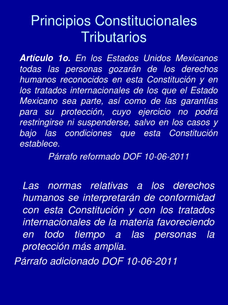 2 Principios de Generalidad e Igualdad | Constitución | Derecho ...
