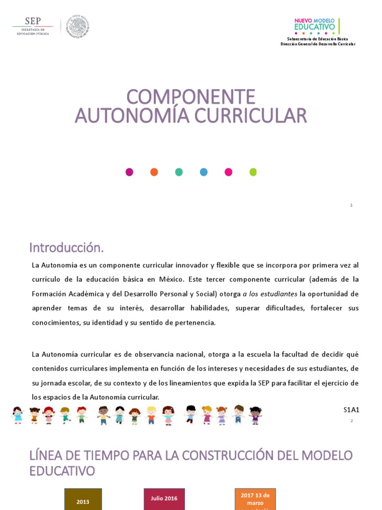 Autonomía Curricular | PDF | Jardín de infancia | Educación Secundaria