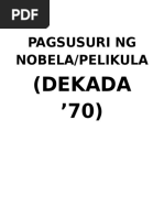 DEKADA 70 Ni Lualhati Bautista | PDF