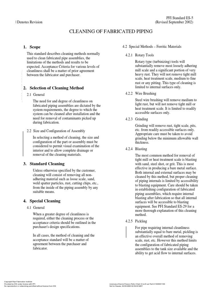 Pfi Es-5 2002 | PDF | Mill (Grinding) | Rust