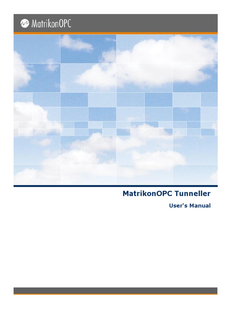 Matrikon - OPC Tunneller User Manual PDF | PDF | Component Object Model ...