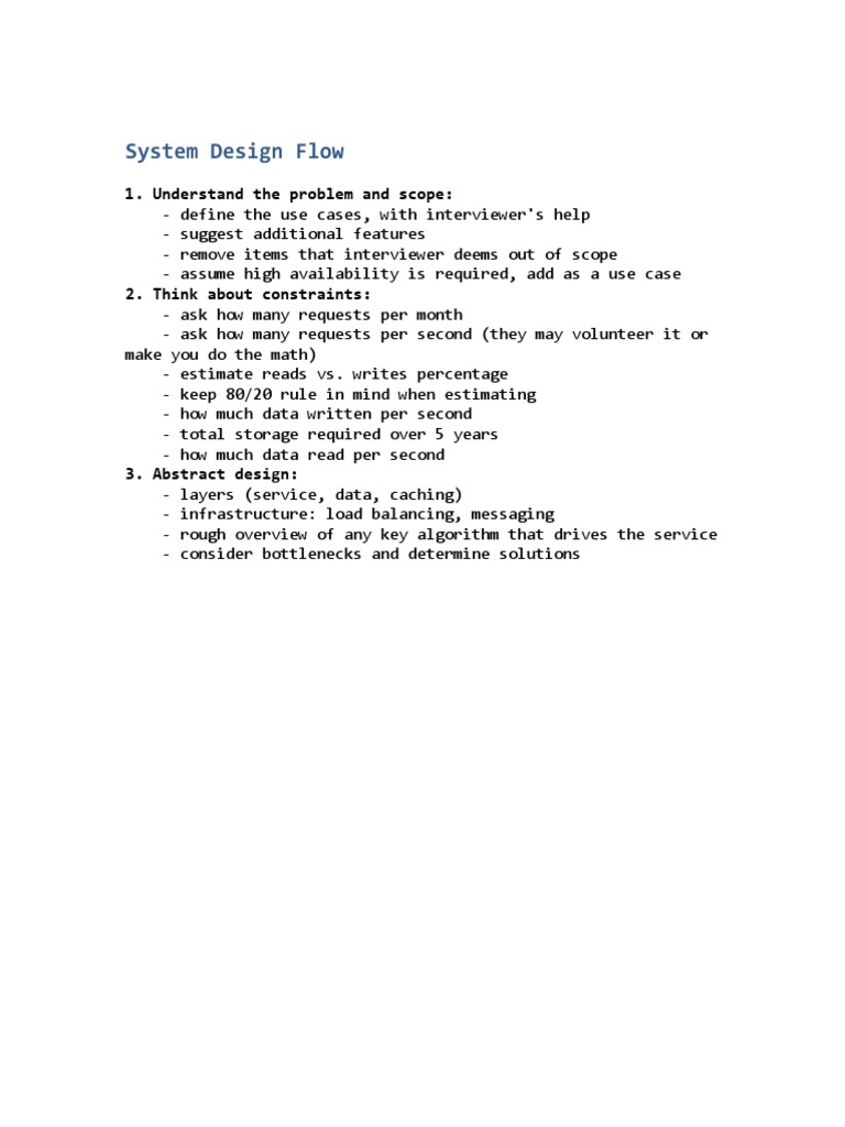 System Design PDF | PDF