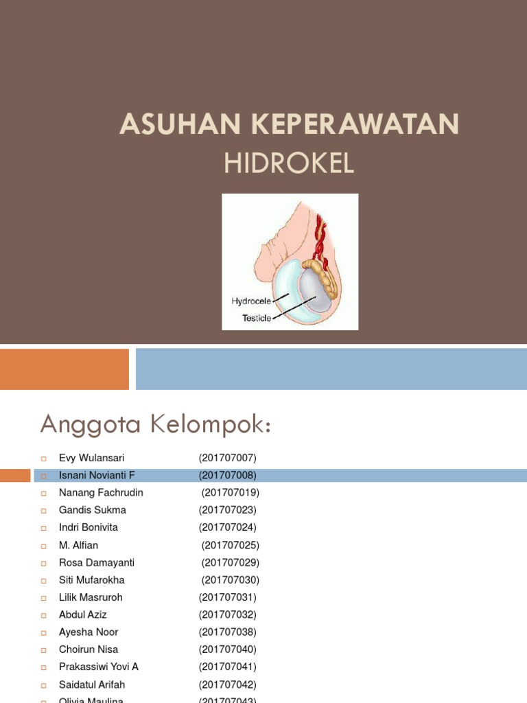 Asuhan Keperawatan Hidrokel | PDF | Sains & Matematika