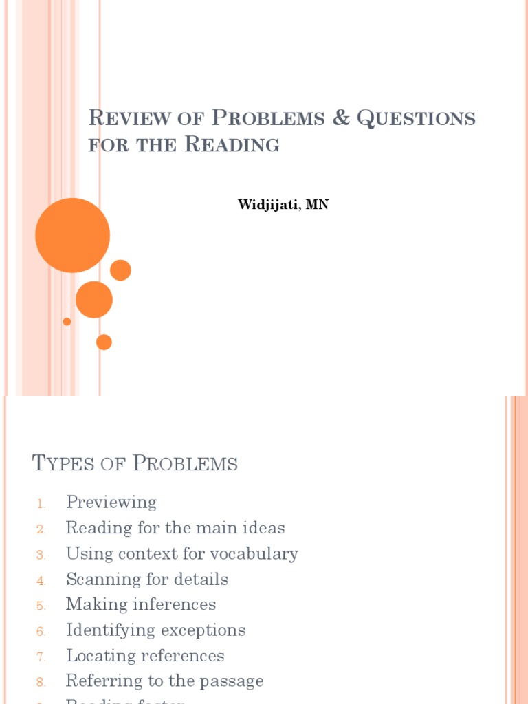 Reading Skills for ESL Students | PDF | Question | Word