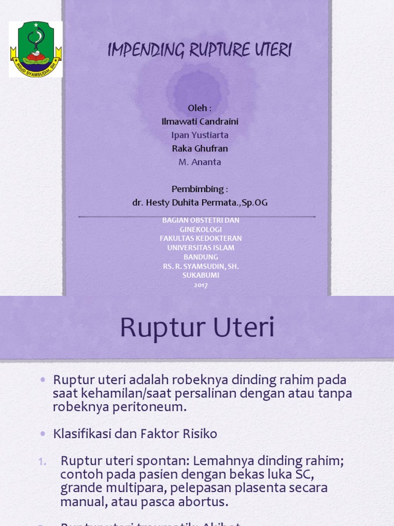 Impending Rupture | PDF