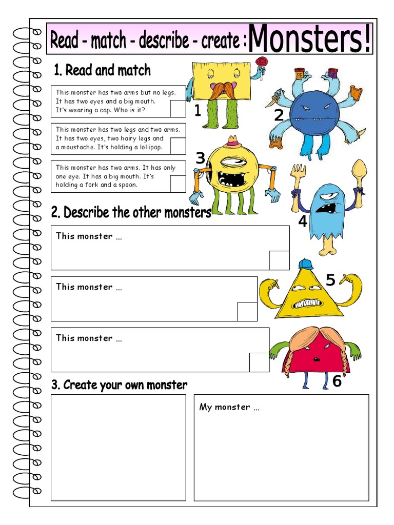 Describe A Monster | PDF