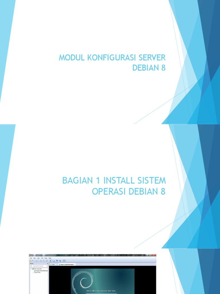 Modul Konfigurasi Server Debian Lengkap | PDF