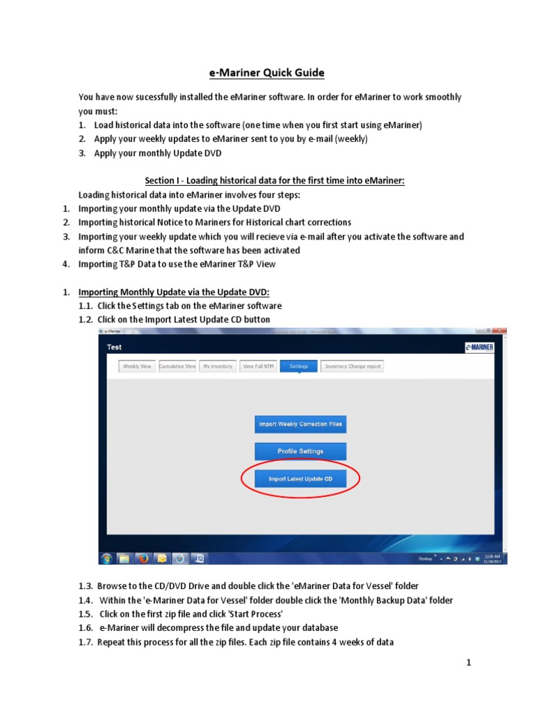 E-Mariner 5.0 User Guide | PDF | Computer File | Computing