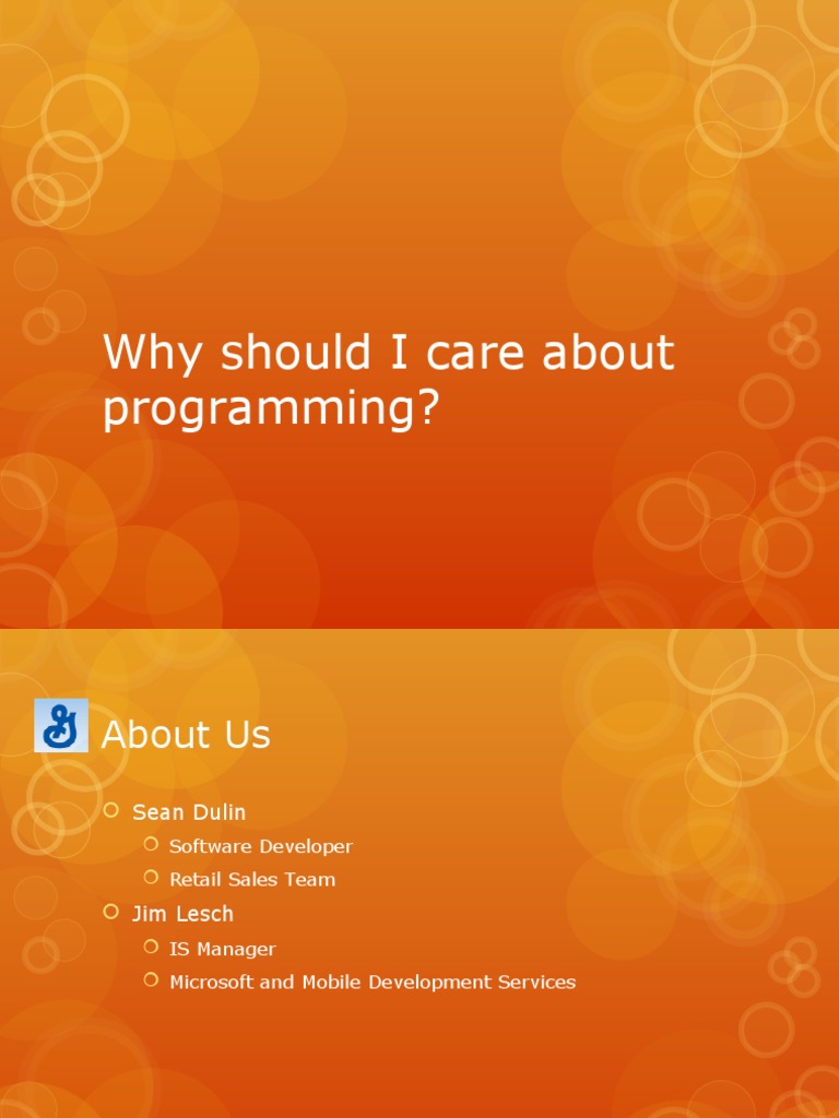 Why You Should Care About Programming | PDF | Information Technology ...
