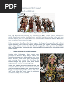 Baju Adat King Baba Dan King Bibinge Suku Dayak Provinsi Kalimantan | PDF