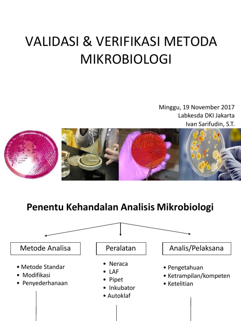 Validasi Mikrobiologi | PDF | Sains & Matematika