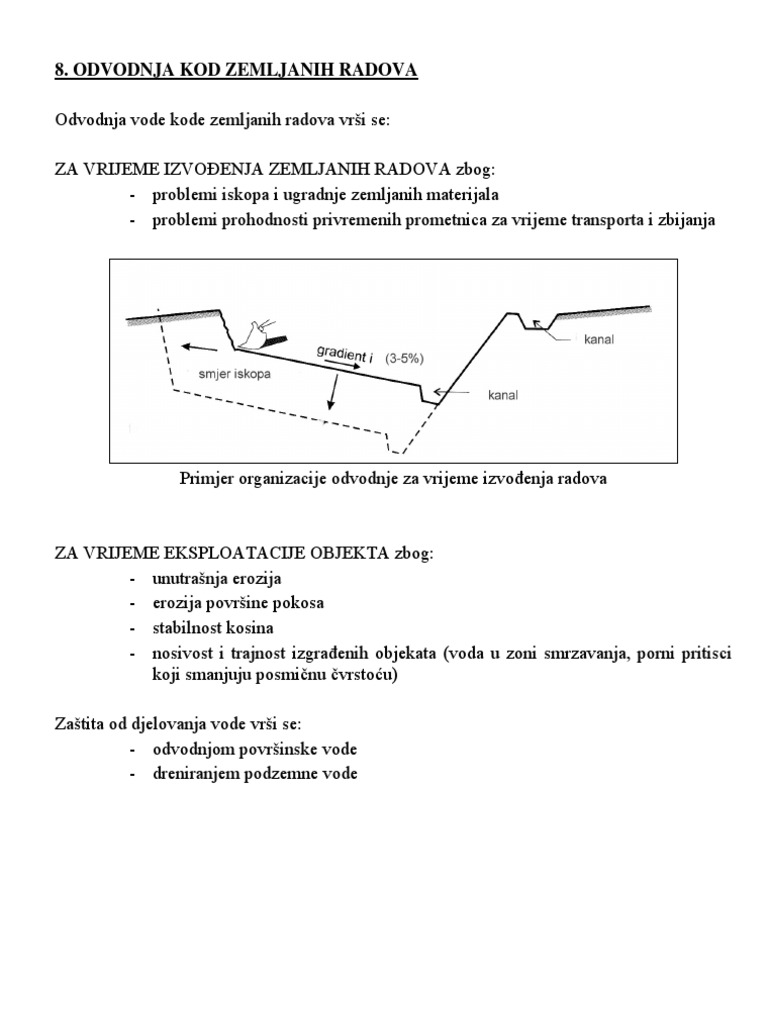 Drenaža I Odvodnja | PDF