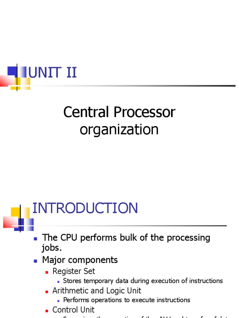 CPU | PDF | Central Processing Unit | Manufactured Goods