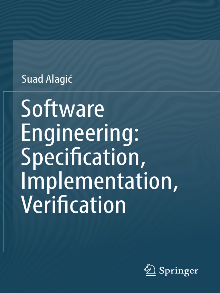 Software Engineering. Specification, Implementation, Verification | PDF ...