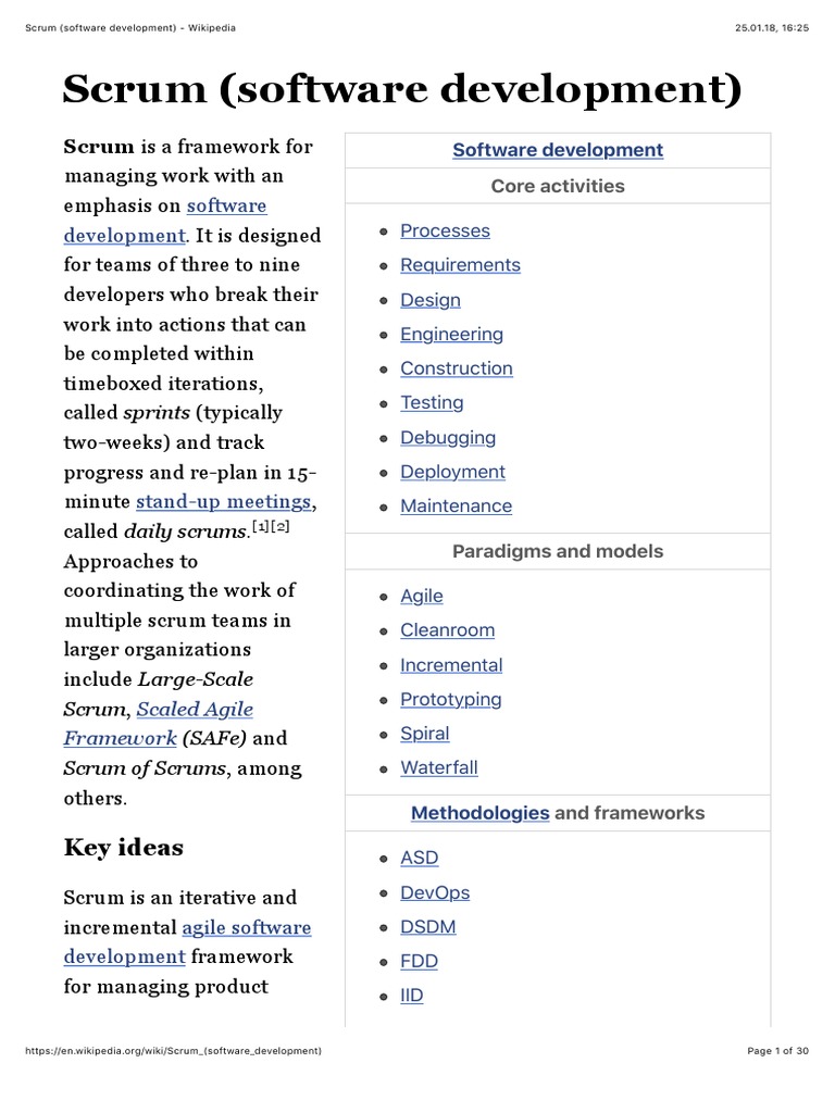 Scrum Download Free Pdf Scrum Software Development Agile