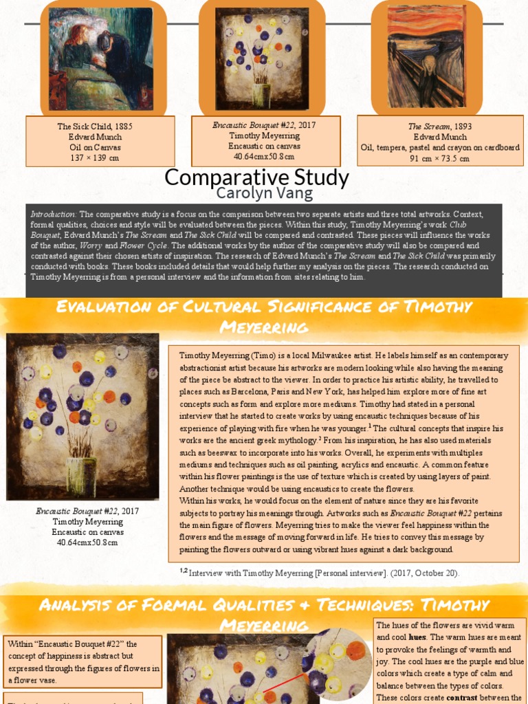 Comparative Study | Download Free PDF | Oil Painting | Visual Arts