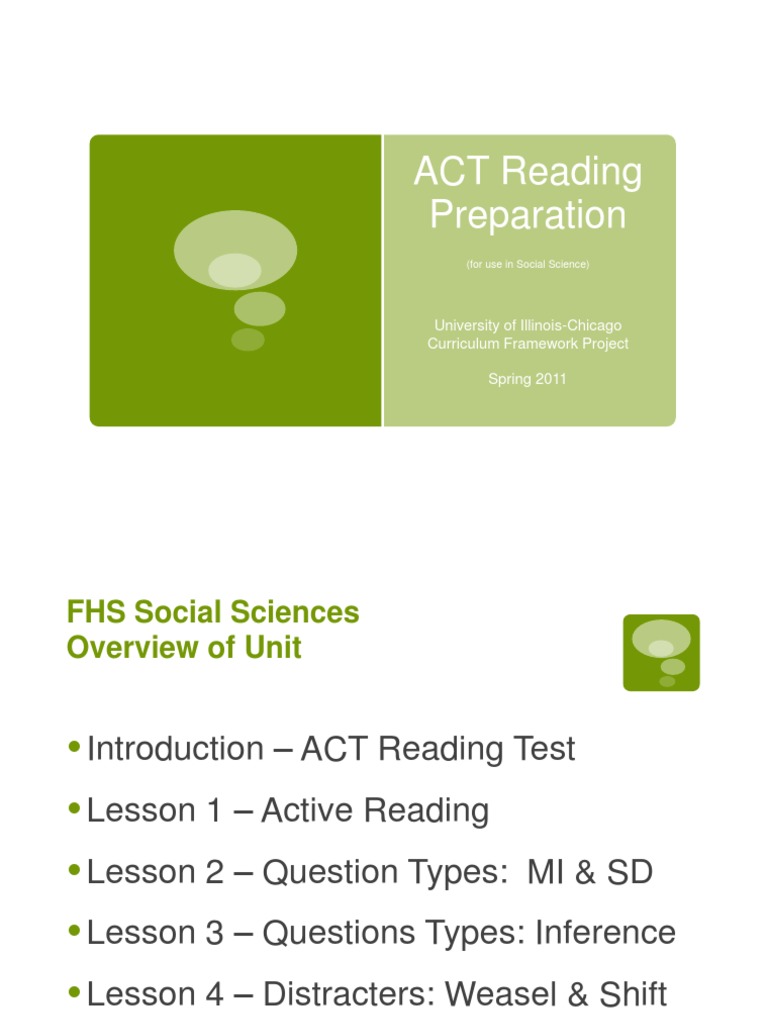 ACT Reading Prep for Social Science | PDF | Women's Suffrage | Right To ...