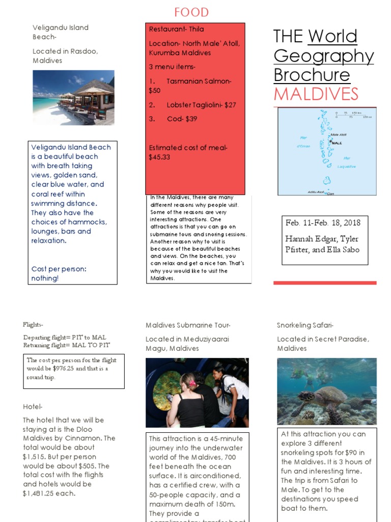 Maldives Travel Guide and Costs | PDF | Leisure | Nature