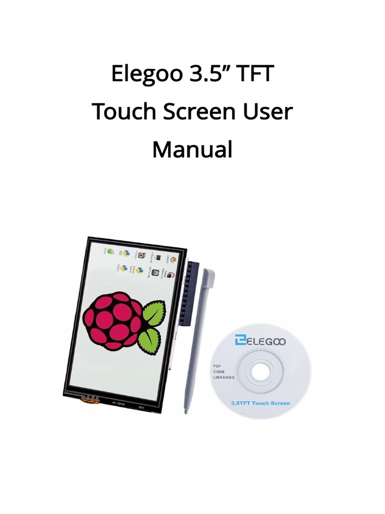 Elegoo 3.5 Inch Touch Screen User Manual Arduino-English V1.00.2017.08 ...