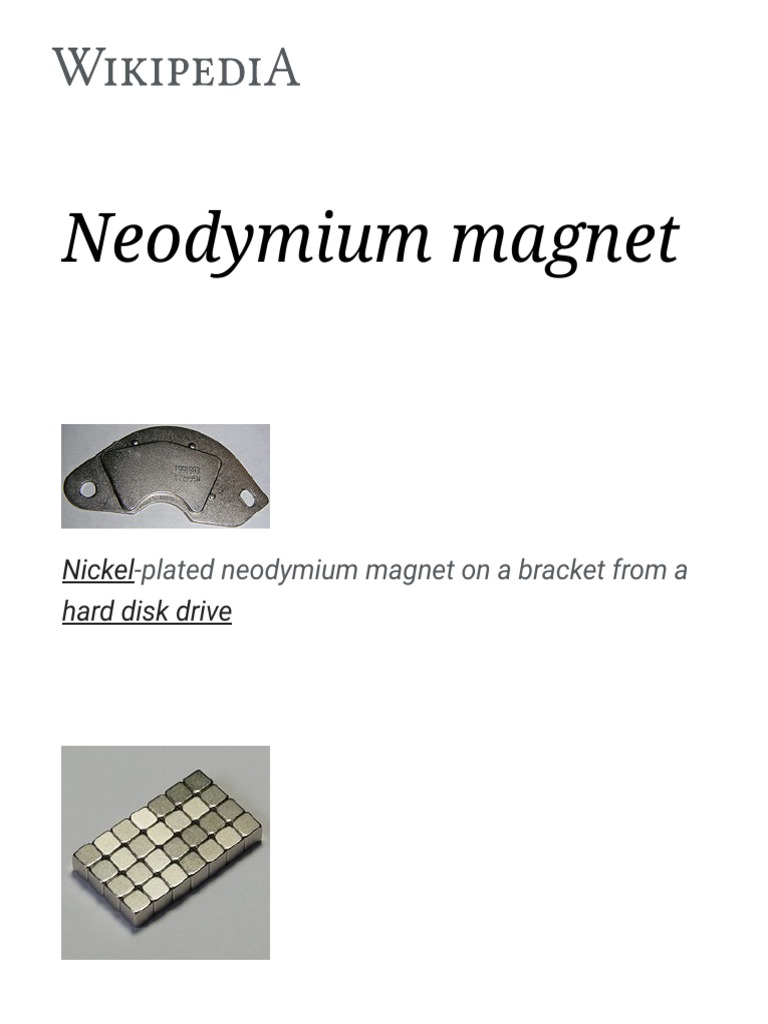 Neodymium Magnet | Magnetism | Materials