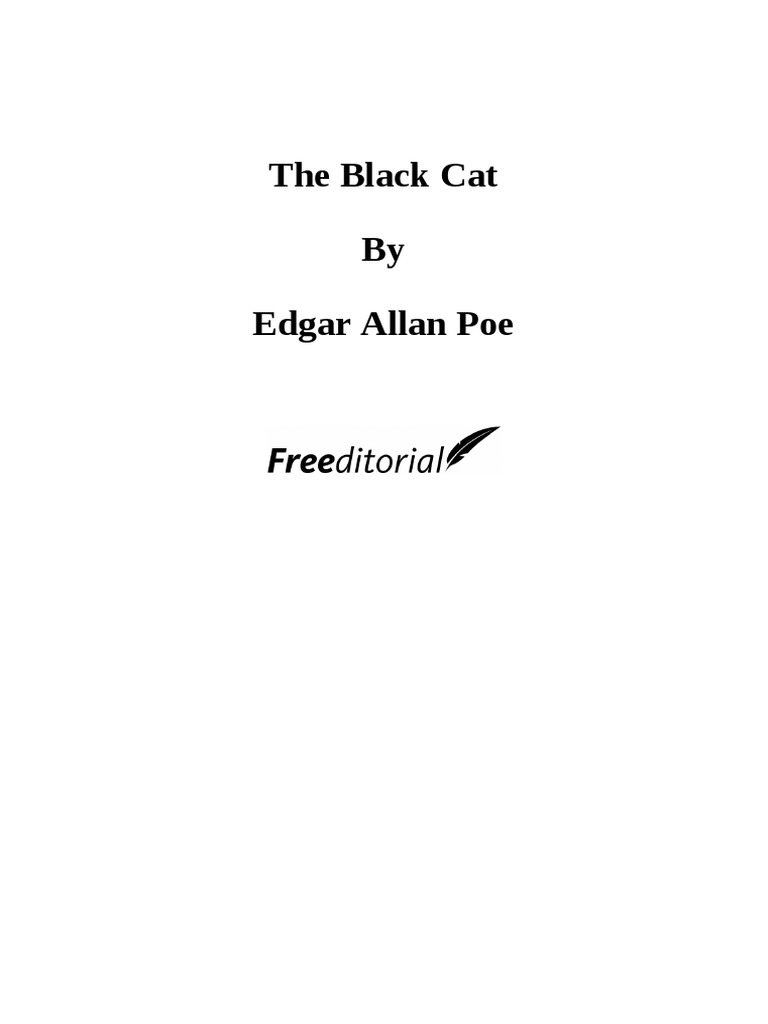 The Black Cat by Edgar Allan Poe | Download Free PDF | Plaster | Cats