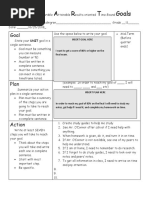 Student Edit Template For Smart Goals | PDF | Educational Assessment ...