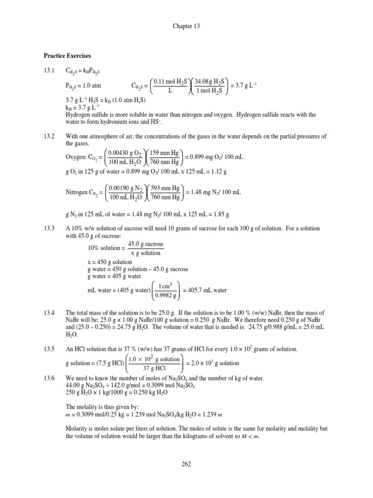 ch13 PDF | PDF | Solvation | Solution