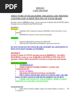 The Revised CSEC Spanish Paper 1 - 2023 | PDF | Linguistics | Grammar