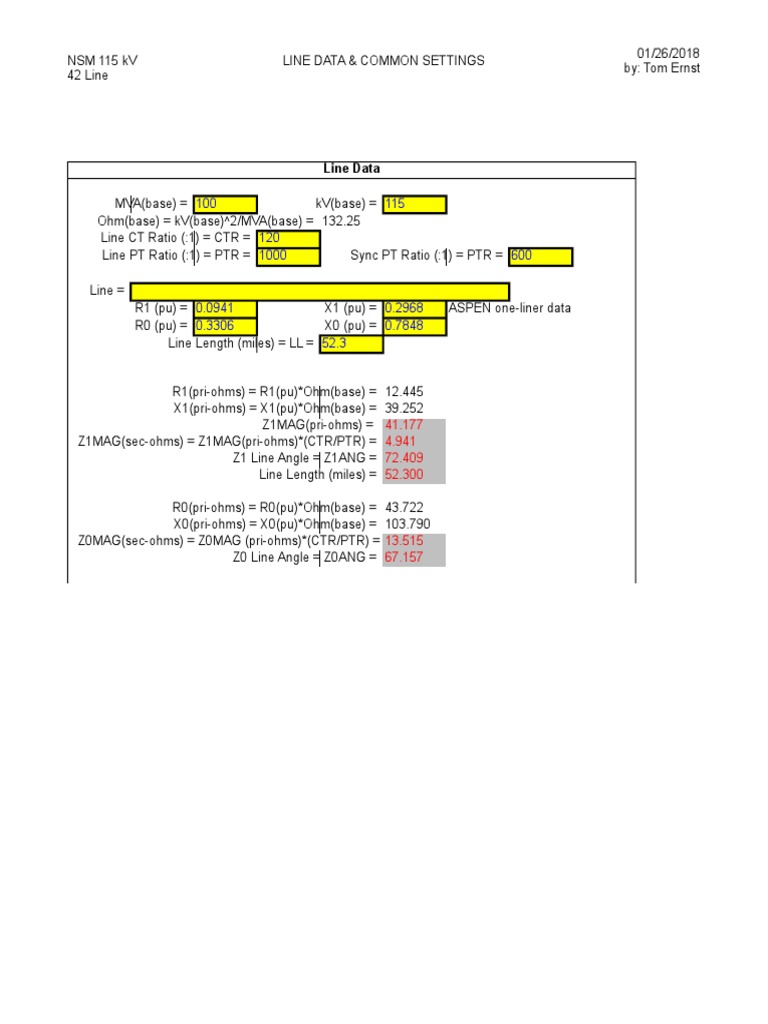 SEL 421 1distance PRTN Calculator | PDF | Electrical Impedance ...