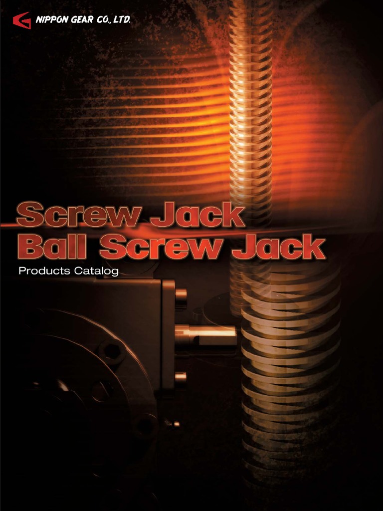 Screw Jack Selection Guide | PDF | Gear | Torque