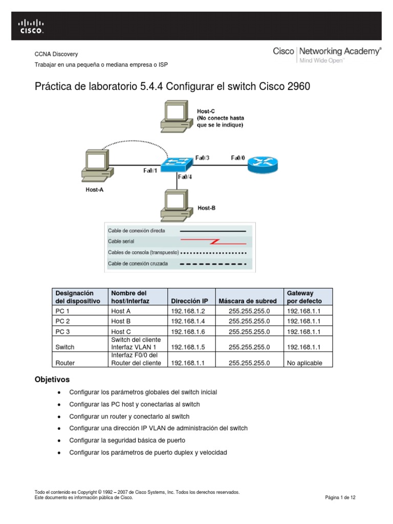 Lab PDF | PDF | Dirección IP | Enrutador (Computación)