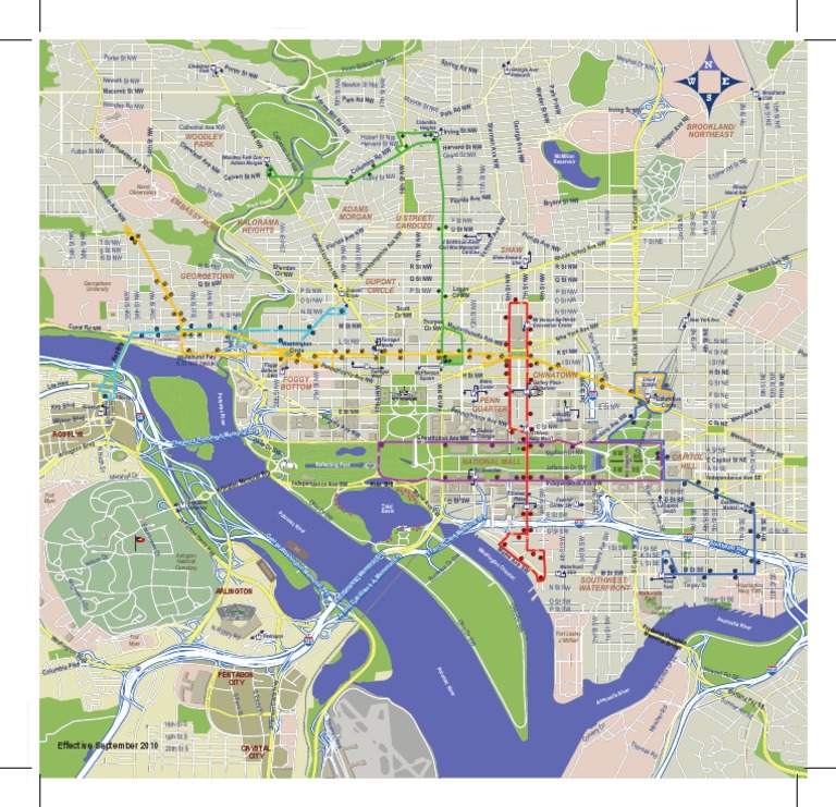 Washington DC Circulator Routes | PDF | Washington