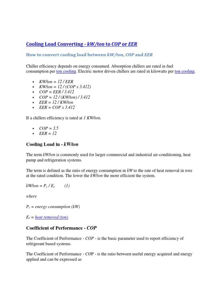 Cooling Load Converting | PDF | Air Conditioning | Transport Phenomena