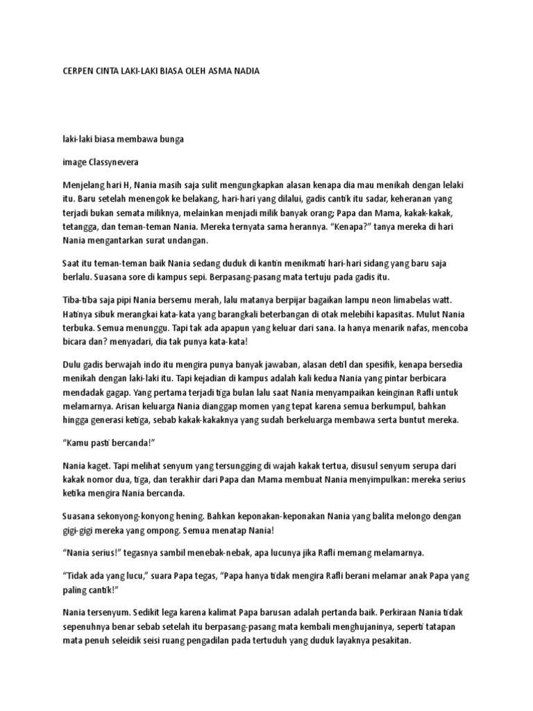 Cerpen Cinta La Pdf