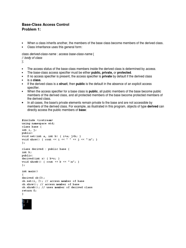 Lab 07 Oop Pdf Inheritance Object Oriented Programming Object Oriented Programming 3631