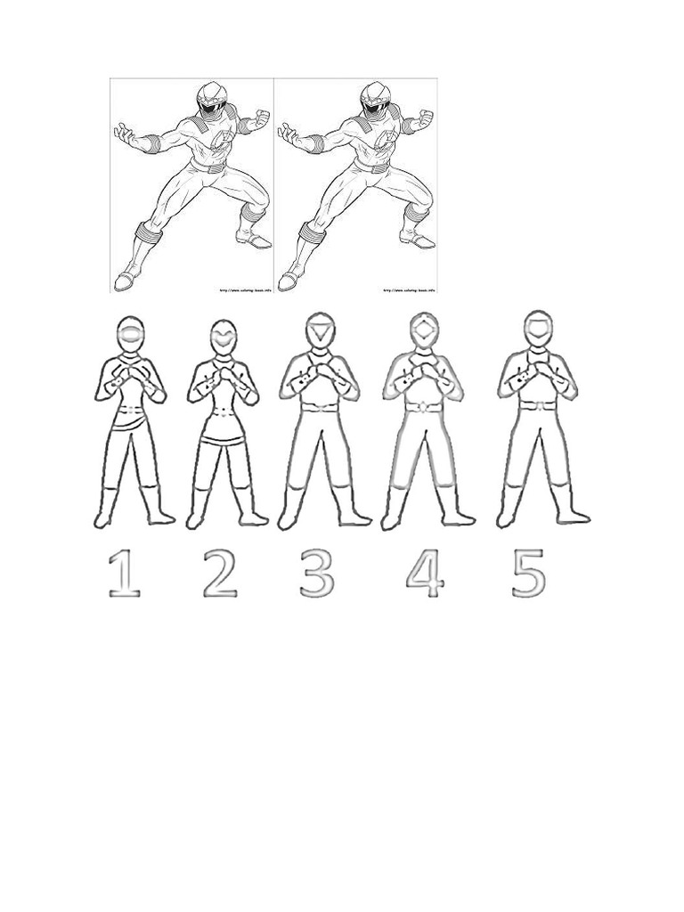 Mewarnai Power Ranger | PDF