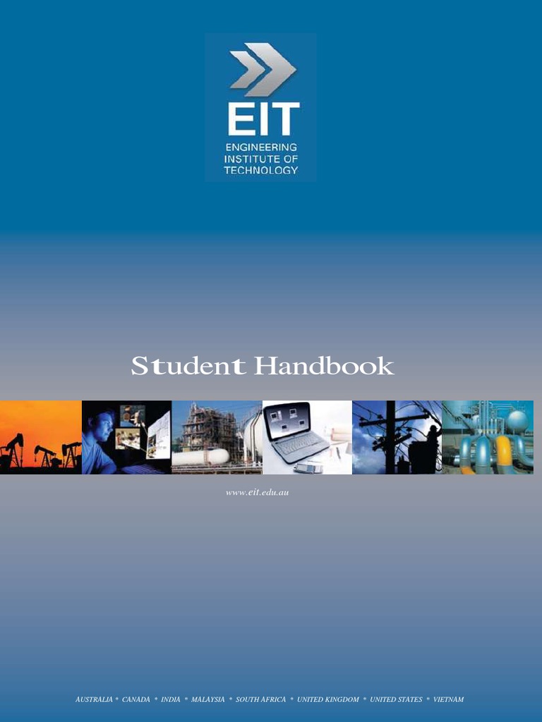 EIT Student Handbook | PDF | Educational Technology | Vocational Education