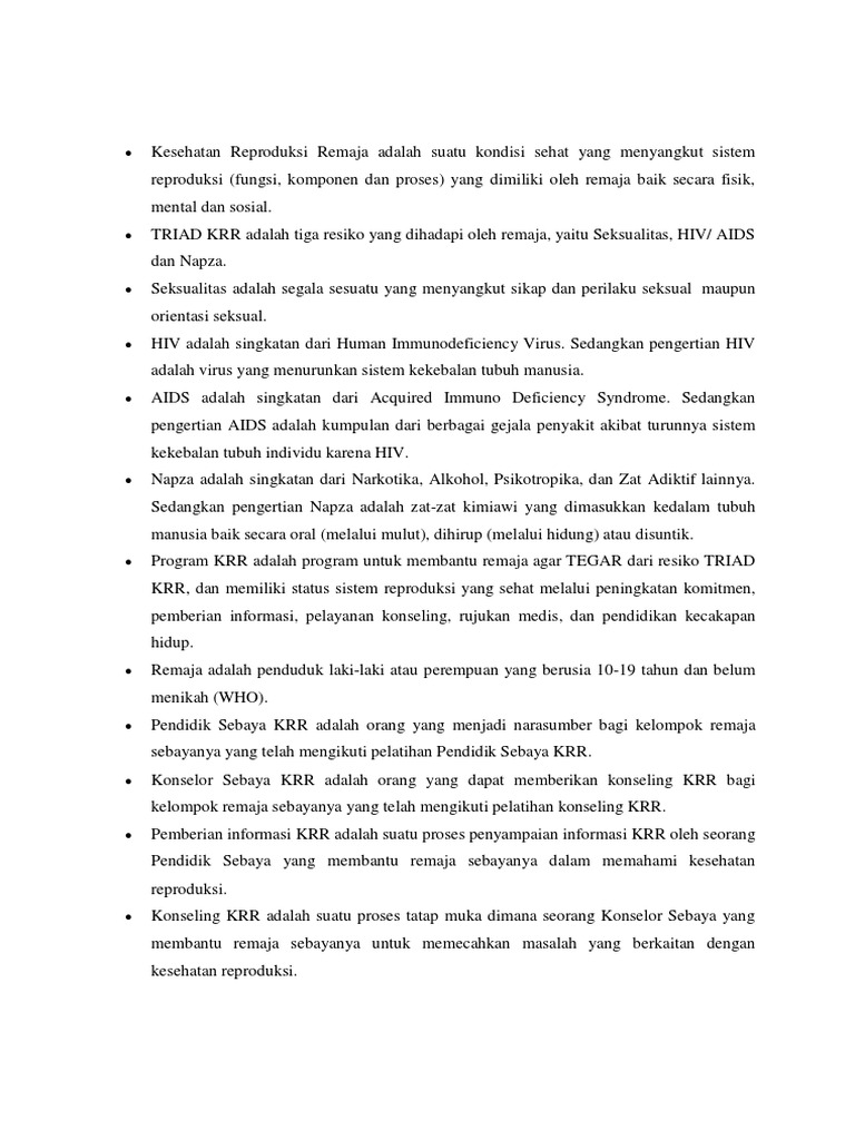 Materi Triad KRR PDF | PDF | Pengembangan Diri | Sains & Matematika