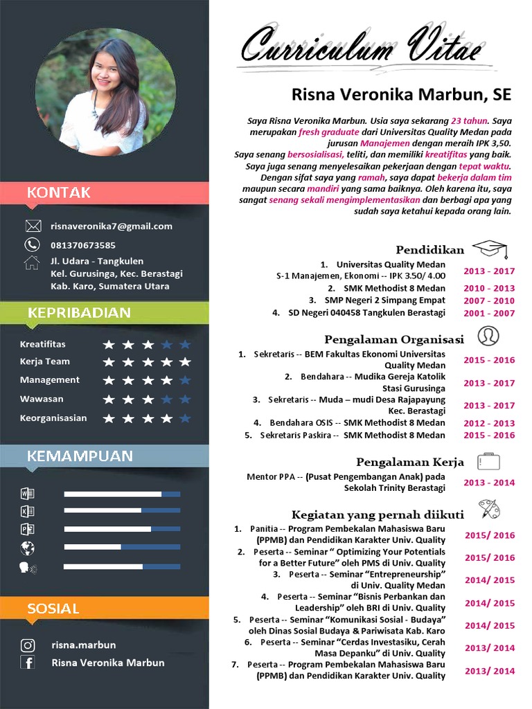 CV Risna-1 | PDF