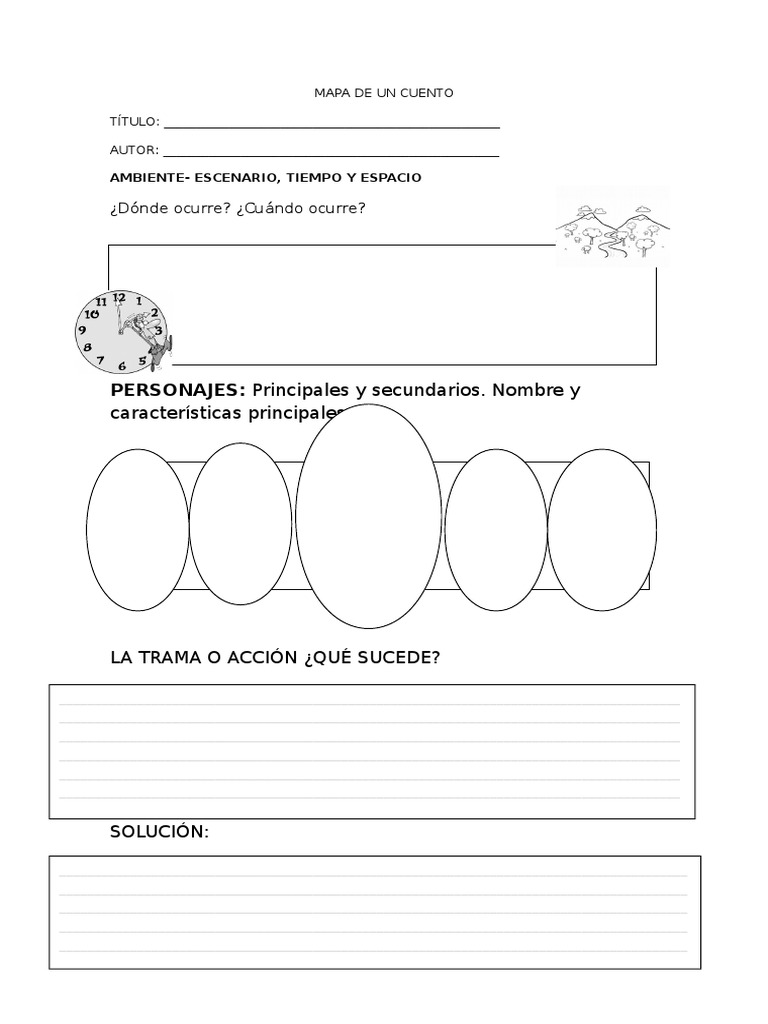 Organizador Gráfico - Un Cuento | PDF